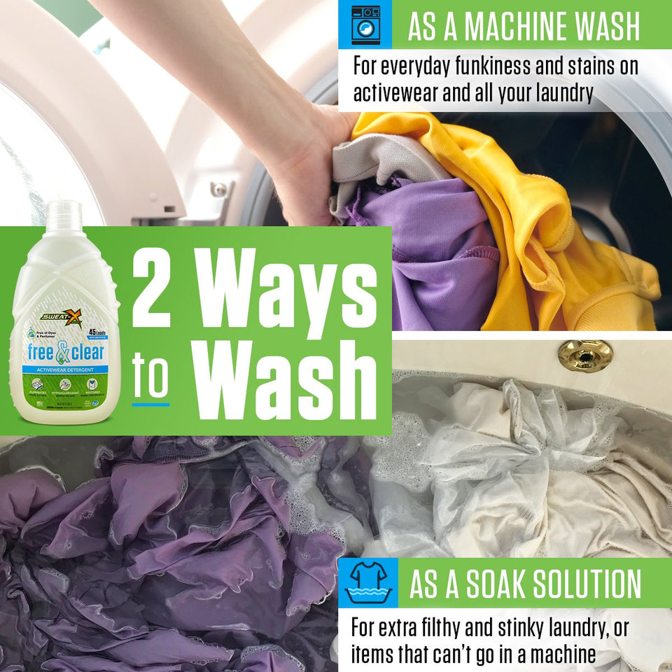 Sweat X Sport Free and Clear Laundry Detergent | SweatXSport