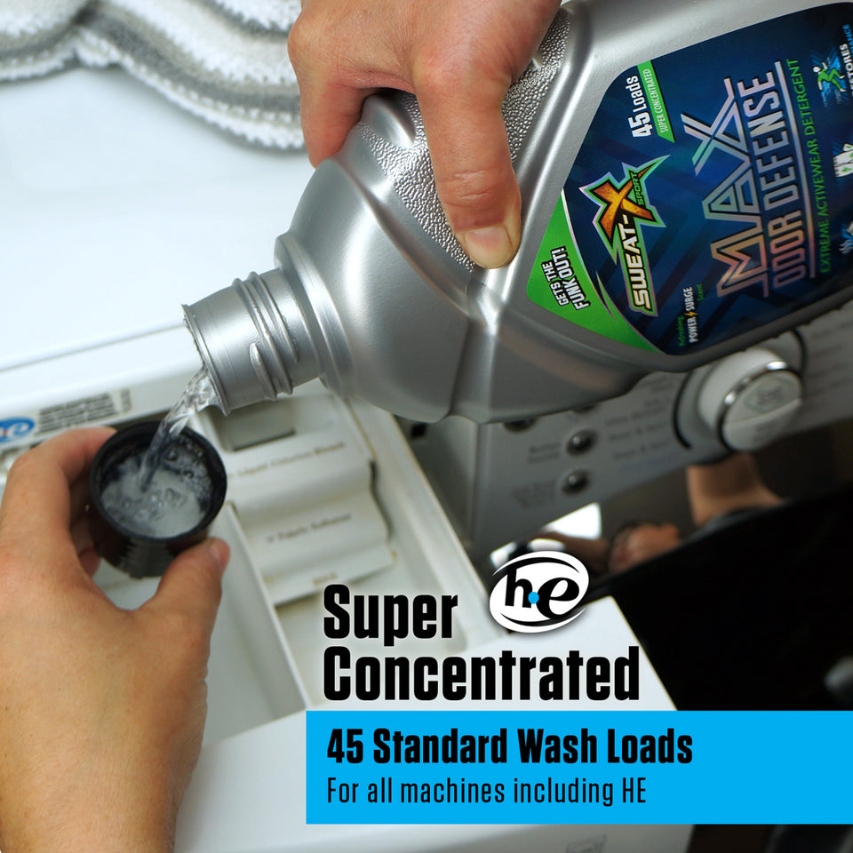 Sweat X Sport Max Odor Defense Laundry Detergent | SweatXSport