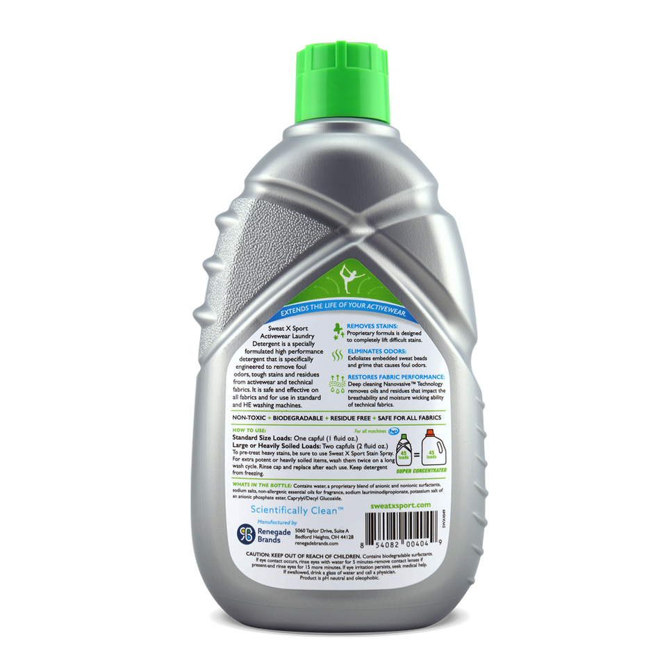 Sweat X Sport High Performance Laundry Detergent For All Fabrics ...